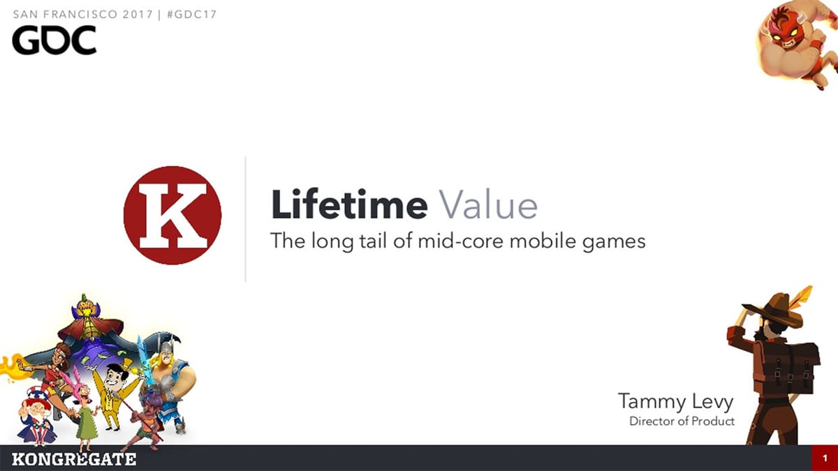 GDC Talk: Lifetime Value and the Long Tail of Mid-Core Games