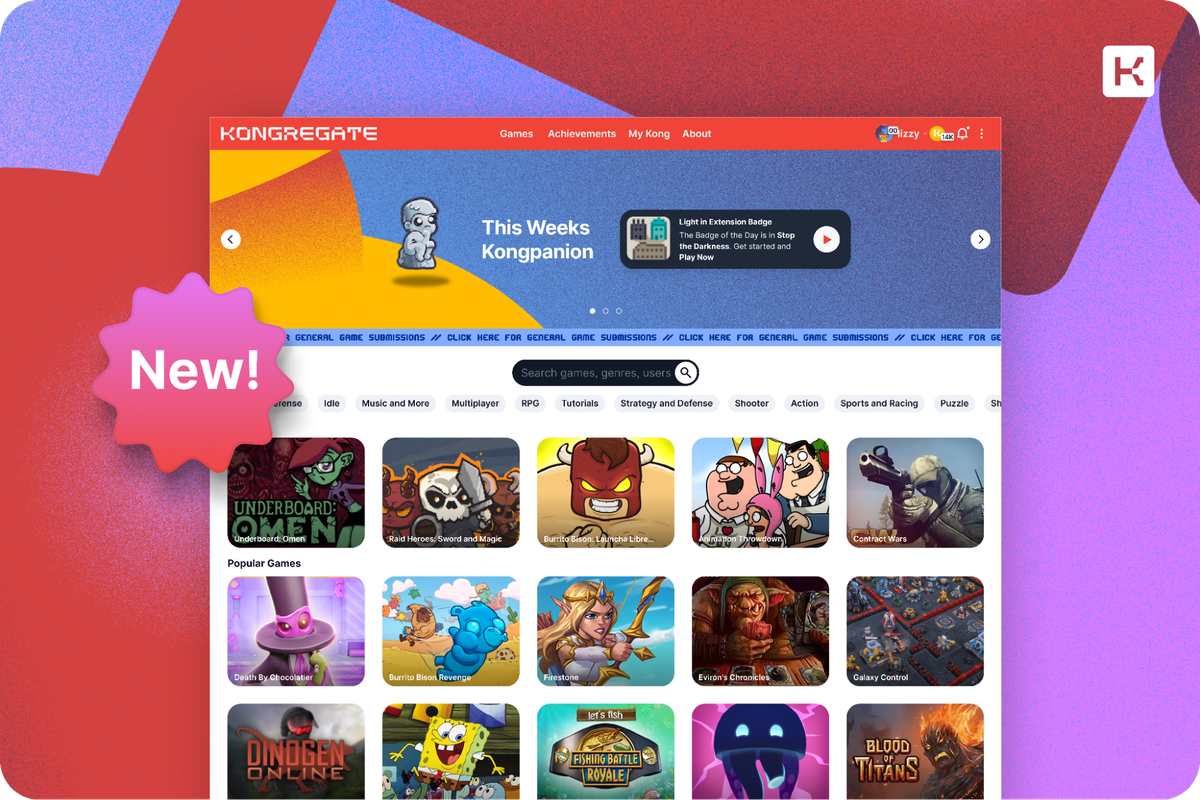 New Look, New Fun, New Homepage!